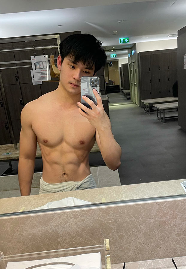 เปิดวาร์ป หนุ่มหล่อ Ken weerapat หุ่นแซ่บ ซิกแพคแน่น งานดีมาก