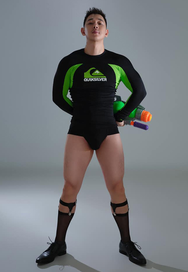 Shine Deng หนุ่มหล่อ นายแบบชาวจีนคมเข้ม ดูดีกล้ามแน่น