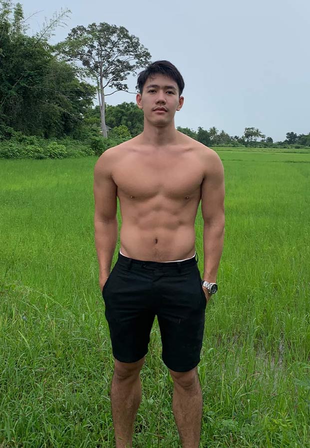 Sky Phanuwat หนุ่มหล่อเข้ม ดีกรีนายแบบหุ่นสวยเซ็กซี่มาก